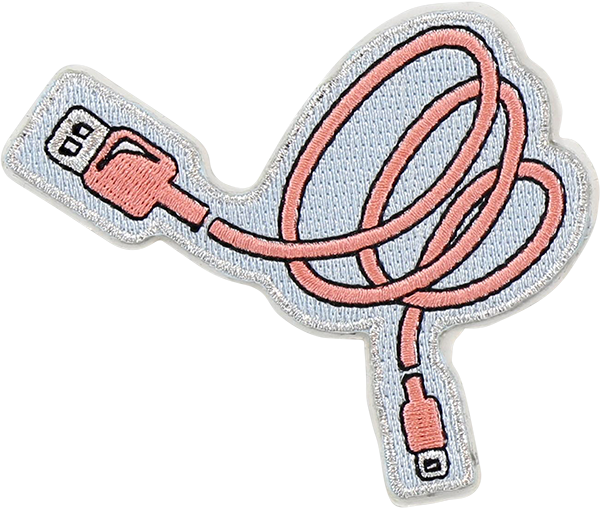 CORD STICKER PATCH – Ping Punk Kids